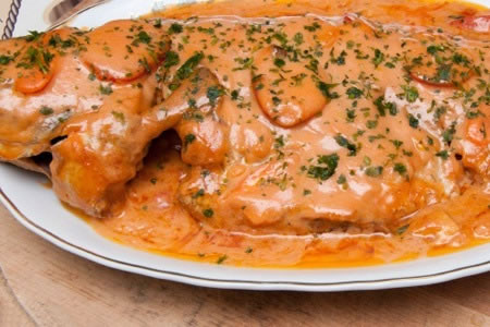 Robalo ao Molho de Camarões | Marina Sabores